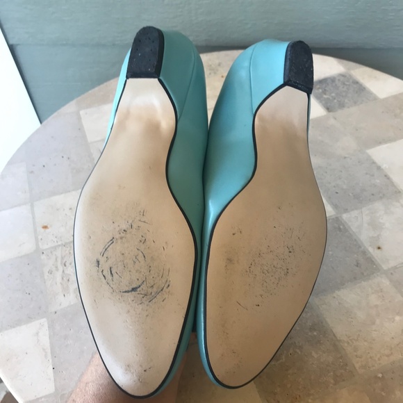 Auditions | Shoes | Vintage Robins Egg Blue Flat Pumps | Poshmark